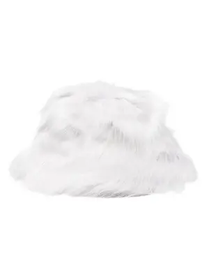 Patrizia Pepe Faux-fur Bucket Hat - Grey