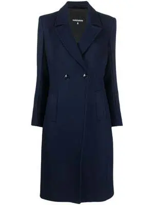 Patrizia Pepe Double-breasted Wool-blend Coat