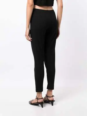 Cashmere In Love Jana Fine-knit Track Pants - Black