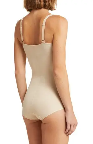 Miraclesuit Modern Miracle™ Open Bust Shaping Bodysuit - Warm Beige