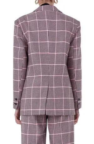 Endless Rose Houndstooth Check Blazer