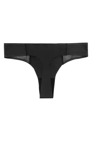 Uwila Warrior 2-pack Soft Seamless Thong With Mesh - Tap Shoe Black