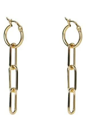 ARGENTO VIVO Argento Vivo Sterling Silver Huggie Link Linear Earrings