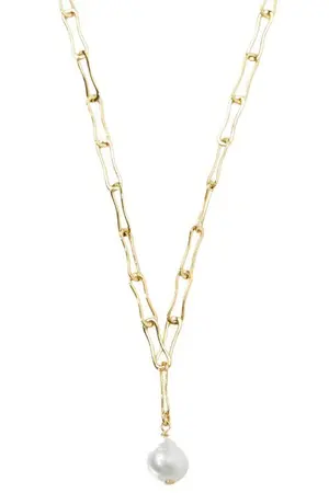 ARGENTO VIVO Argento Vivo Sterling Silver Freshwater Pearl Pendant Necklace