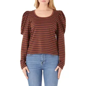 English Factory Scoop Neck Blouses