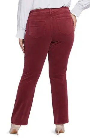 NYDJ Marilyn Straight Leg Jeans - Cranberry Pie