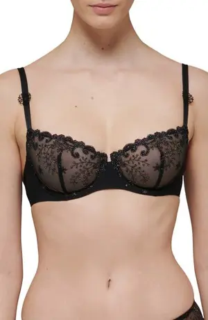 Simone Perele Delice' Underwire Demi Bra - Gem Black