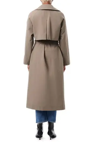 Bernardo Double-breasted Trench Coat