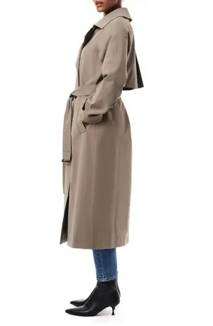 Bernardo Double-breasted Trench Coat