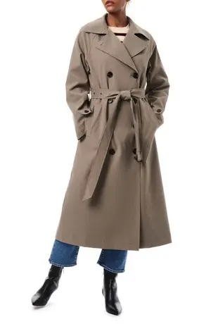 Bernardo Double-breasted Trench Coat