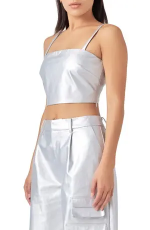 GREY LAB Cutout Crop Tank