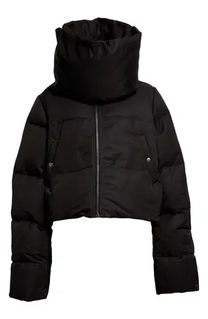 Rick Owens Funnel Neck Puffer Jacket
