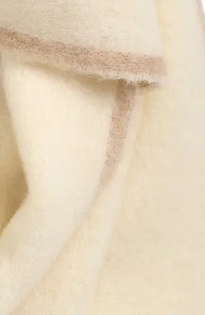Acne Studios Valley Fringe Scarf - White