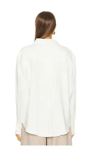 ANINE BING Braxton Shirt - Ivory