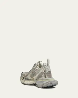 Balenciaga 3xl Mesh Runner Sneakers - Eggshell