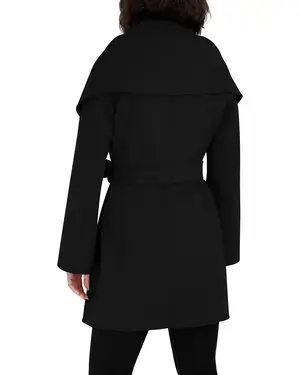 Tahari Marilyn Belted Coat - Black