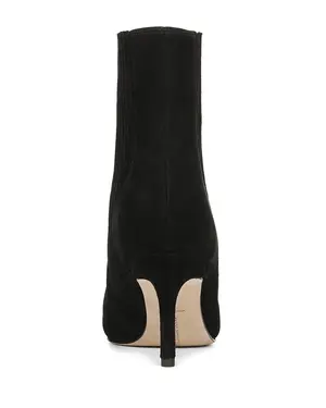 Veronica Beard Lisa 70 Boots - Black Suede
