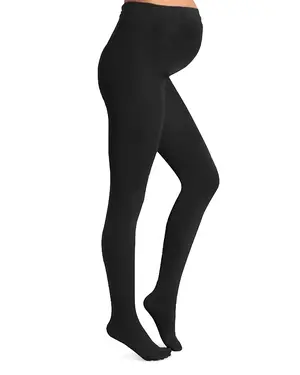 Plush Maternity Fleece Lined Tights
