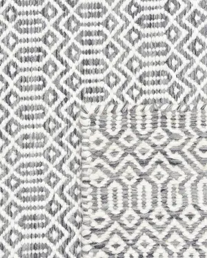 TIMELESS RUG DESIGNS Angler Ang8018 Area Rug, 6' X 9 - Slate