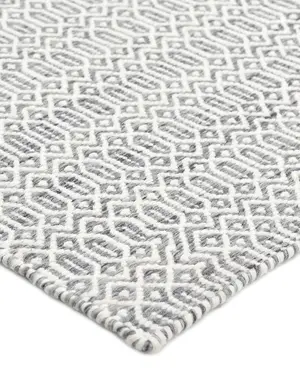 TIMELESS RUG DESIGNS Angler Ang8018 Area Rug, 6' X 9 - Slate