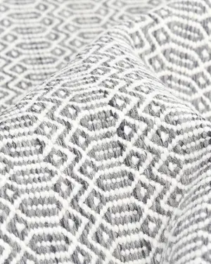 TIMELESS RUG DESIGNS Angler Ang8018 Area Rug, 6' X 9 - Slate