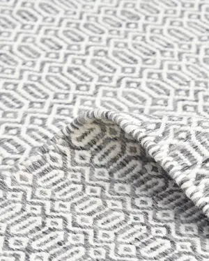 TIMELESS RUG DESIGNS Angler Ang8018 Area Rug, 6' X 9 - Slate
