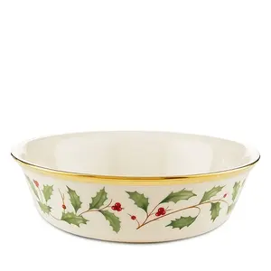 LENOX Holiday All Purpose Bowl - Red/green
