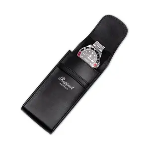 RAPPORT LONDON Hyde Park Single Watch Leather Pouch - Black