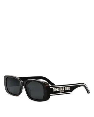 Dior Wildior S2u Geometric Sunglasses - Dark Havana/gray Solid