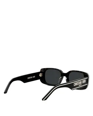 Dior Wildior S2u Geometric Sunglasses - Dark Havana/gray Solid