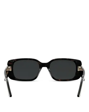 Dior Wildior S2u Geometric Sunglasses - Dark Havana/gray Solid