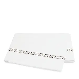 MATOUK Schumacher Prado Flat Sheet, King - Onyx