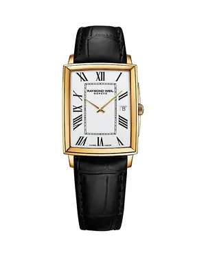 RAYMOND WEIL Toccata Watch, 37mm X 30mm - White/black