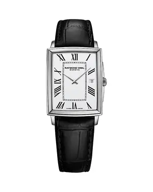 RAYMOND WEIL Toccata Rectangular Watch - White/black