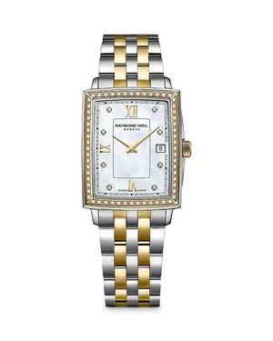 RAYMOND WEIL Toccata Two-tone Diamond Watch, 23mm - Silver/gold