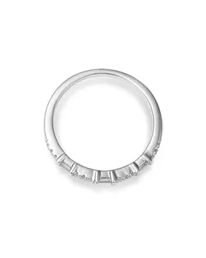 Bloomingdale'S 14k Diamond Band, 0.12 Tcw - White