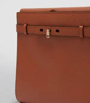 VALEXTRA Leather Brera B-tracollina Cross-body Bag