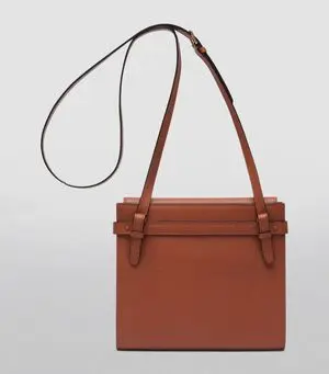 VALEXTRA Leather Brera B-tracollina Cross-body Bag