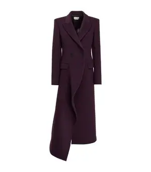 Alexander McQueen Wool Double-breasted Coat
