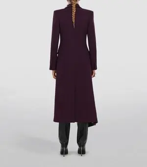 Alexander McQueen Wool Double-breasted Coat
