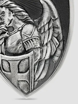 David Yurman St. Michael Amulet In Sterling 26mm