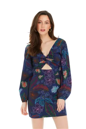 Allison Flora Mini Dress