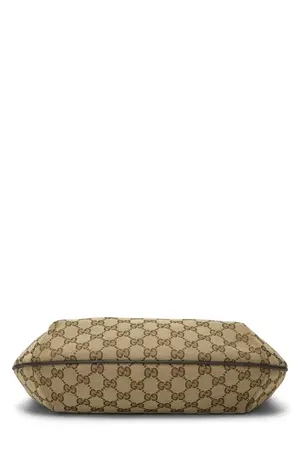 Gucci Original Gg Canvas Web Round Bag