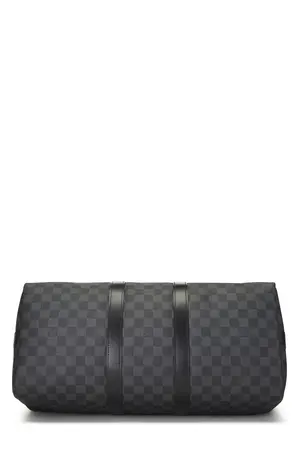 LOUIS VUITTON Damier Graphite Keepall Bandouliere 45 - Grey