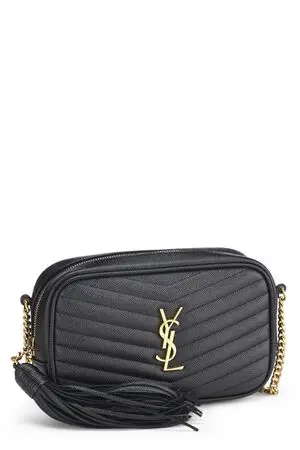 Saint Laurent Quilted Calfskin Lou Camera Bag Mini
