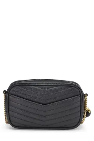 Saint Laurent Quilted Calfskin Lou Camera Bag Mini