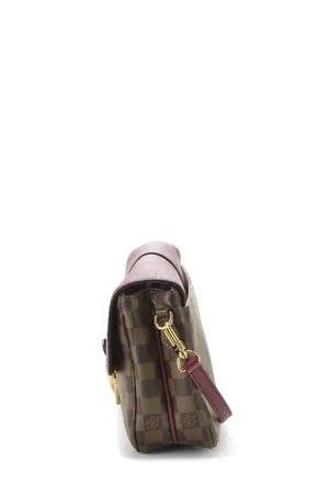 LOUIS VUITTON Damier Ebene Clapton Crossbody - Purple