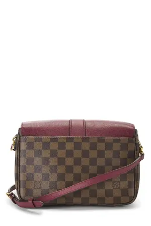 LOUIS VUITTON Damier Ebene Clapton Crossbody - Purple