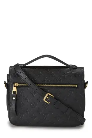 LOUIS VUITTON Monogram Empreinte Pochette Metis - Black