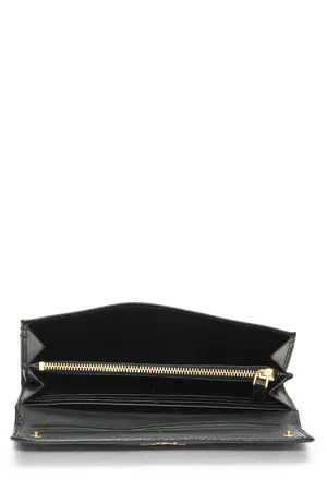 Prada Saffiano Continental Wallet - Black